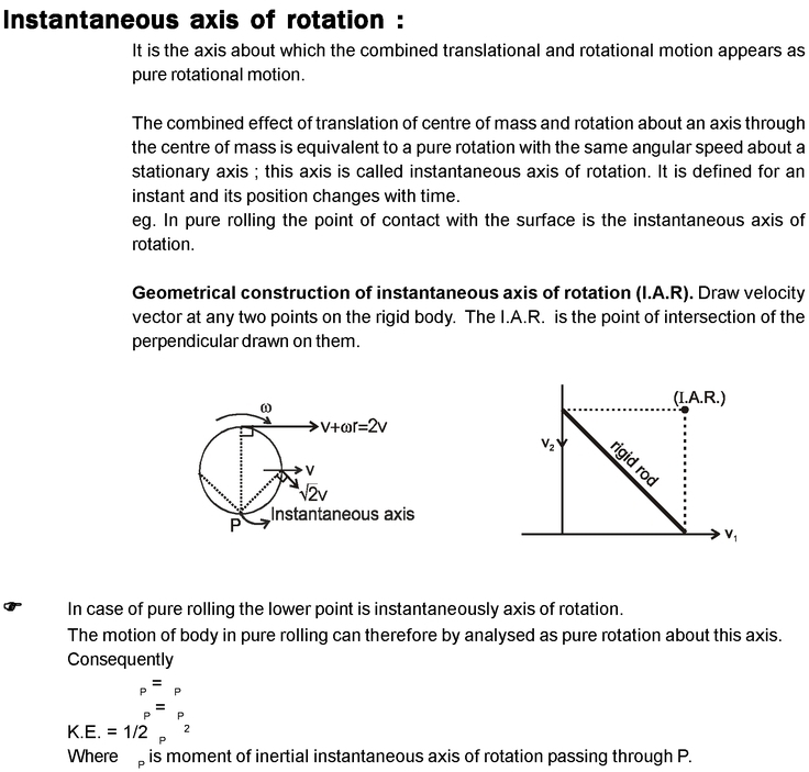 Read more Instantaneous axis of rotation