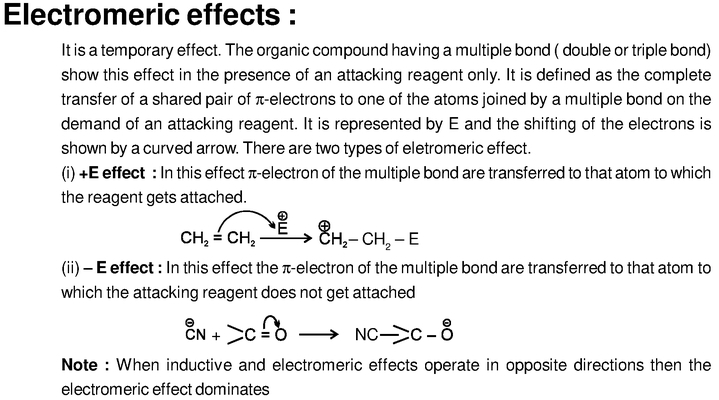 Read more Electromeric effects