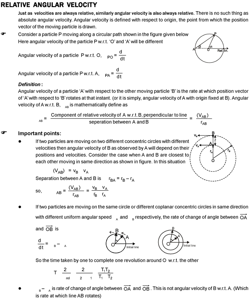 Read more RELATIVE ANGULAR VELOCITY